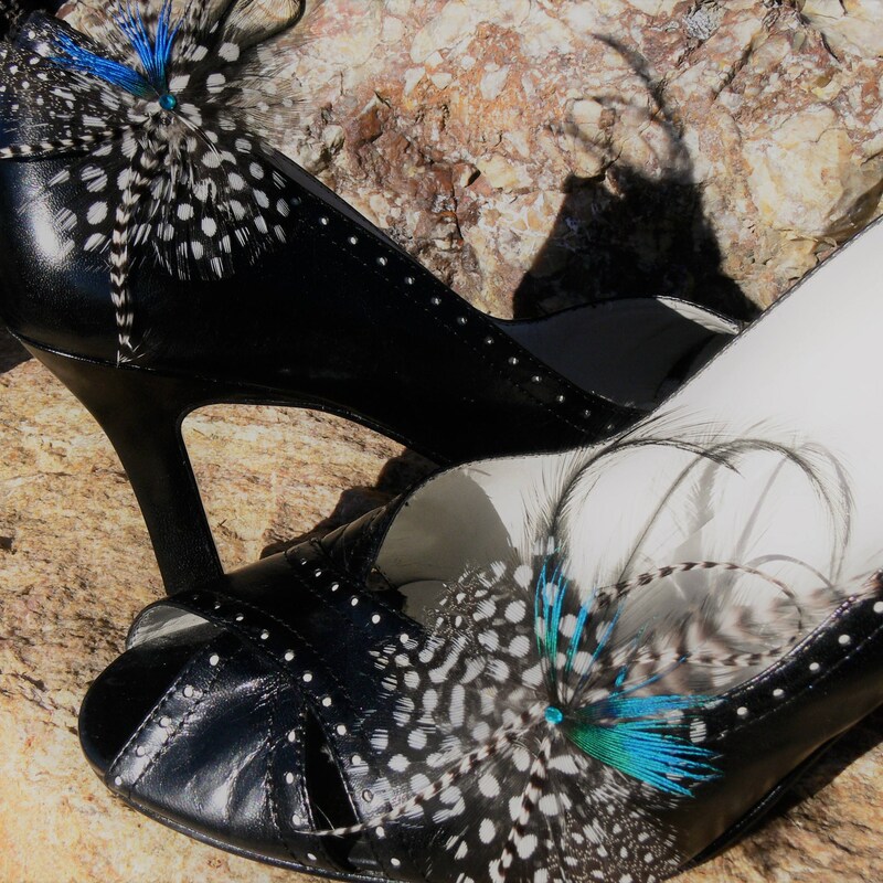 Feather Shoe Clips - Etsy