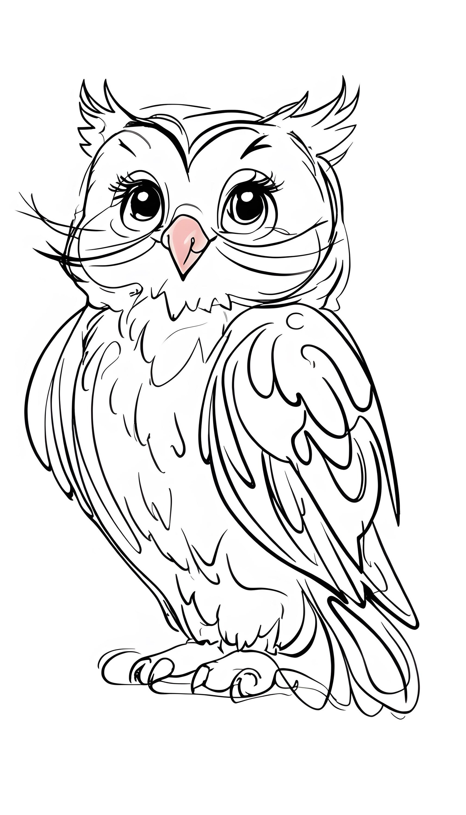 Minimalist One-line Owl Art Print – Perfect for Nursery or Baby Room ...