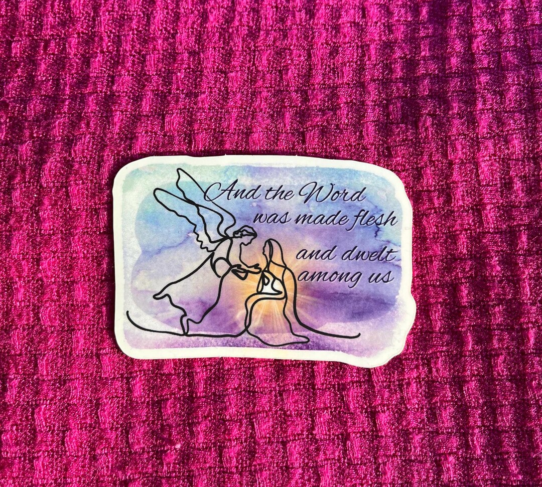 The Angelus Prayer Sticker - Etsy