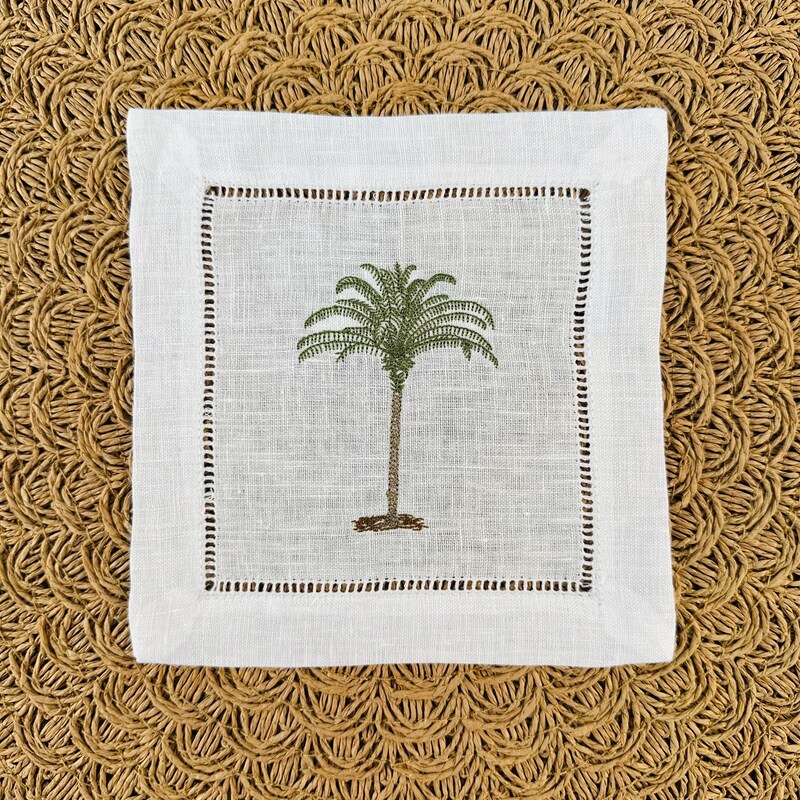 Palm Tree Napkin - Etsy