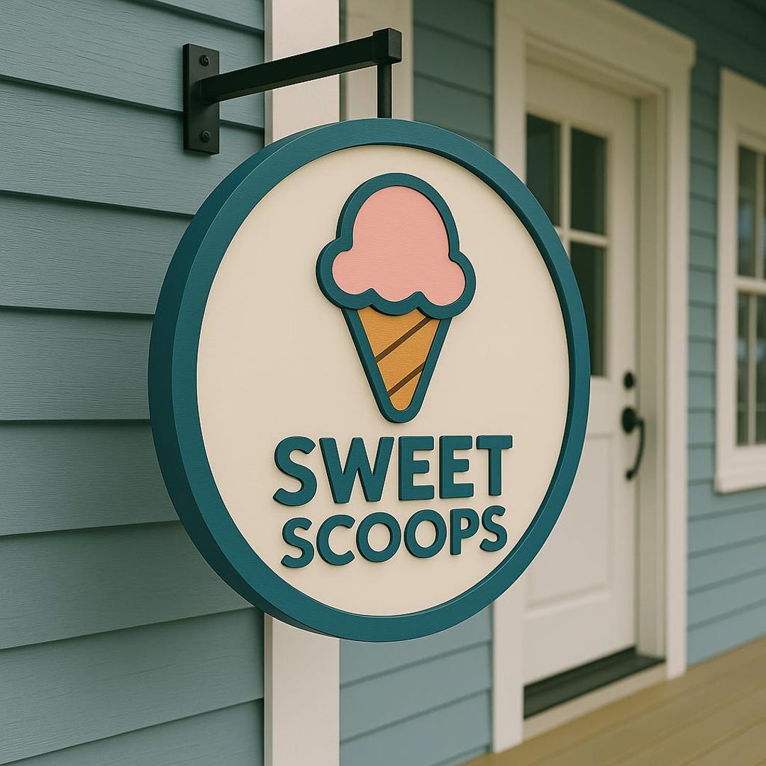 Custom 3D Wood Logo Sign: Layered MDF Business Signage - Etsy