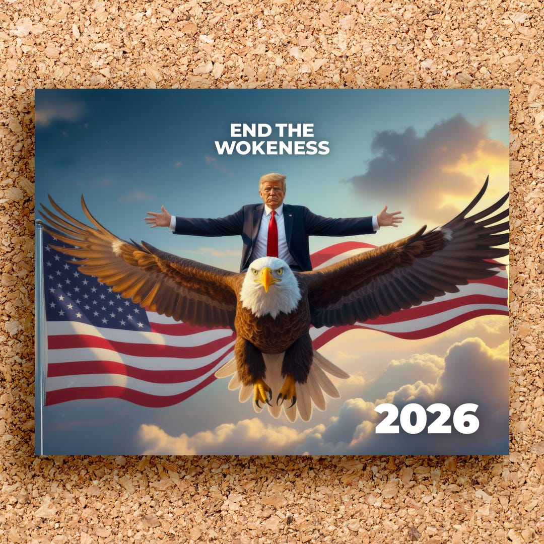 2026 Donald Trump Wall Calendar – 11×8.5 Patriotic Photo Calendar, MAGA ...