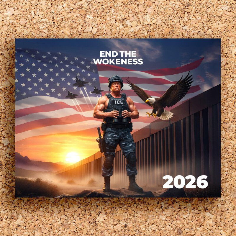 Trump 2026 Trump Wall Calendar - Etsy