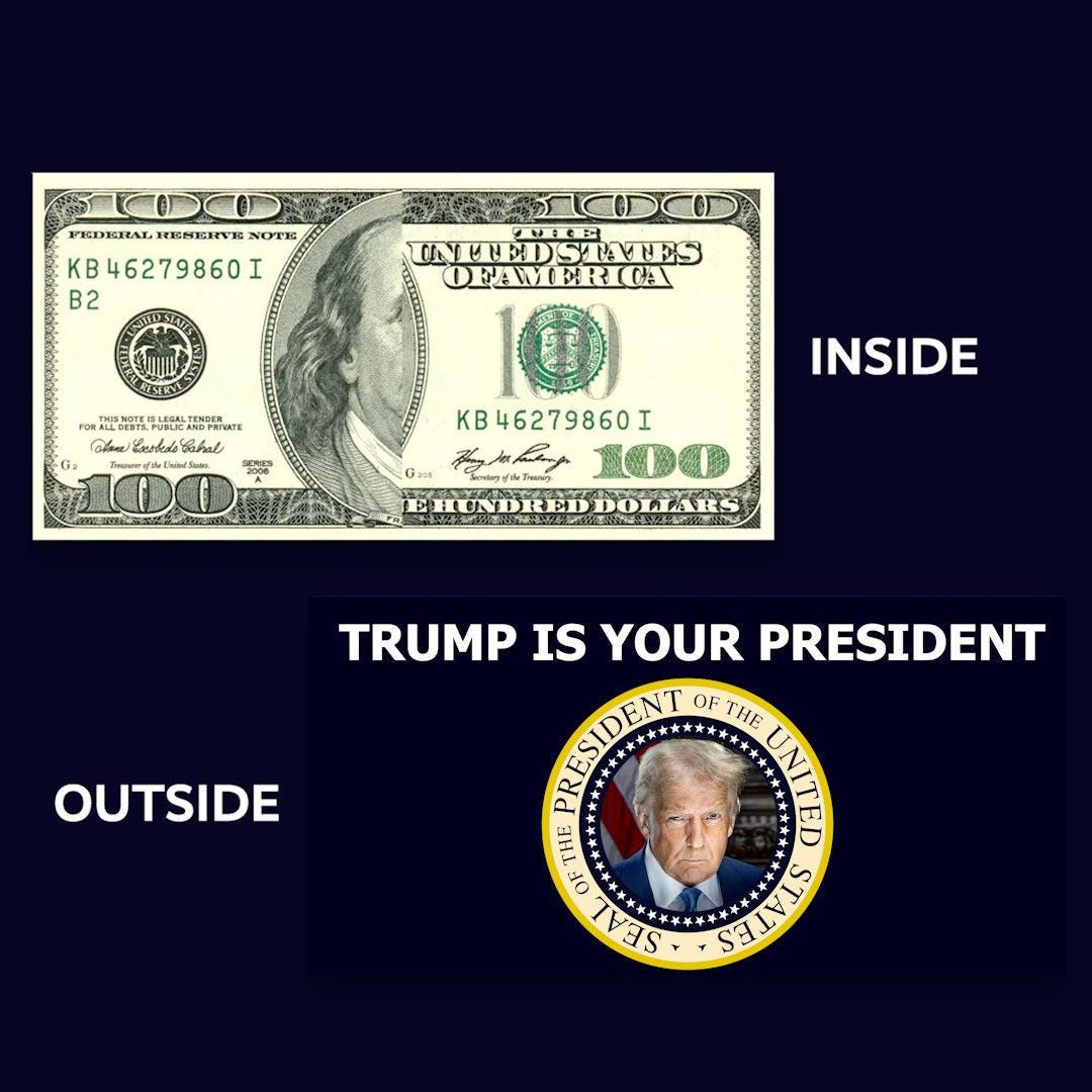 Trump is Your President Prank Bills - Featuring Trump's Presidential ...