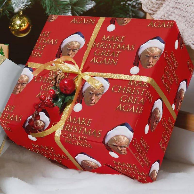 Trump Wrapping Paper - Etsy