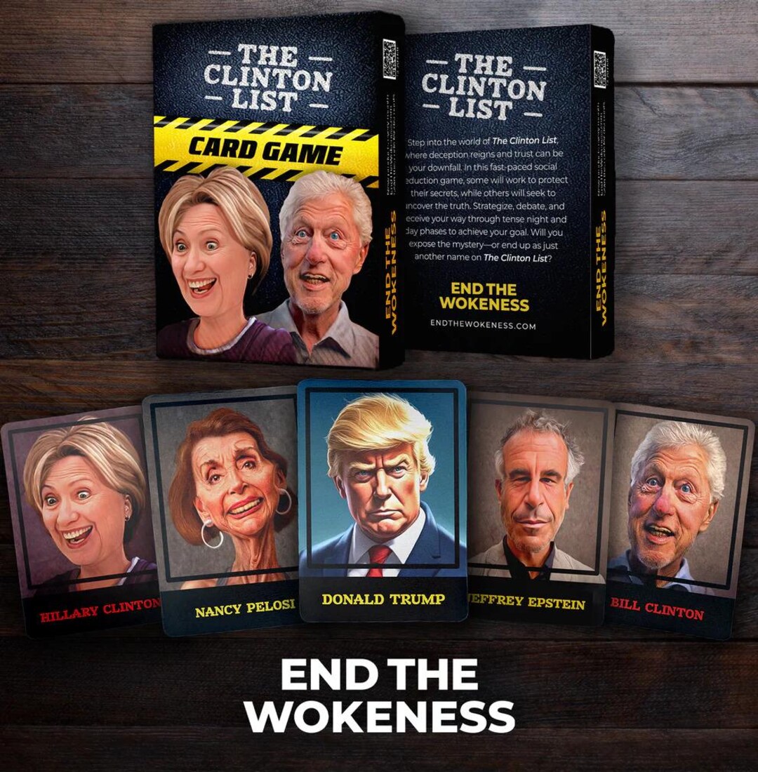 Dark Humor Political Card Game: Anti-clinton Gag Gift - Etsy
