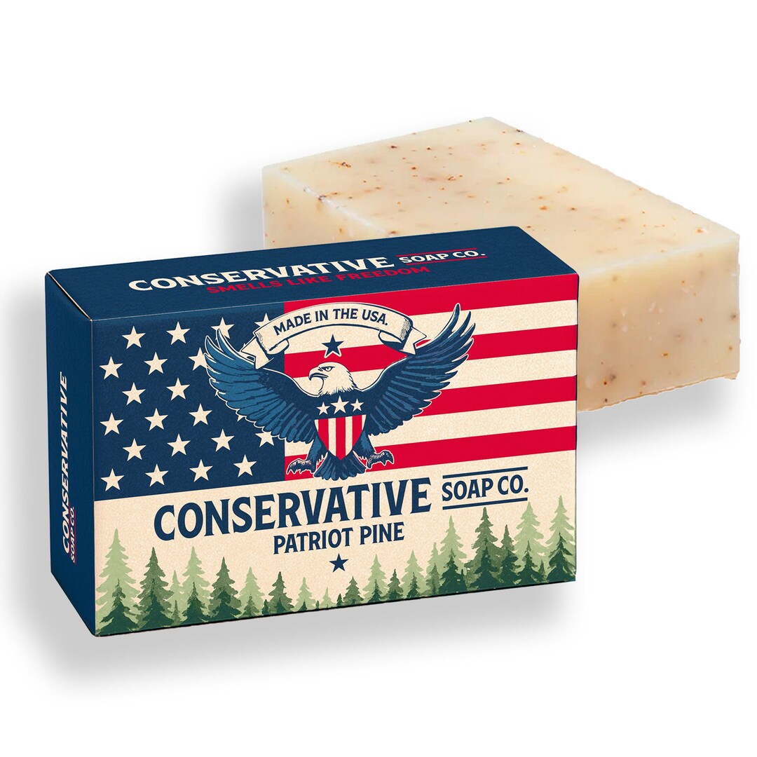 Patriot Pine Bar Soap: Natural Handmade Soap for Men and Women - Etsy