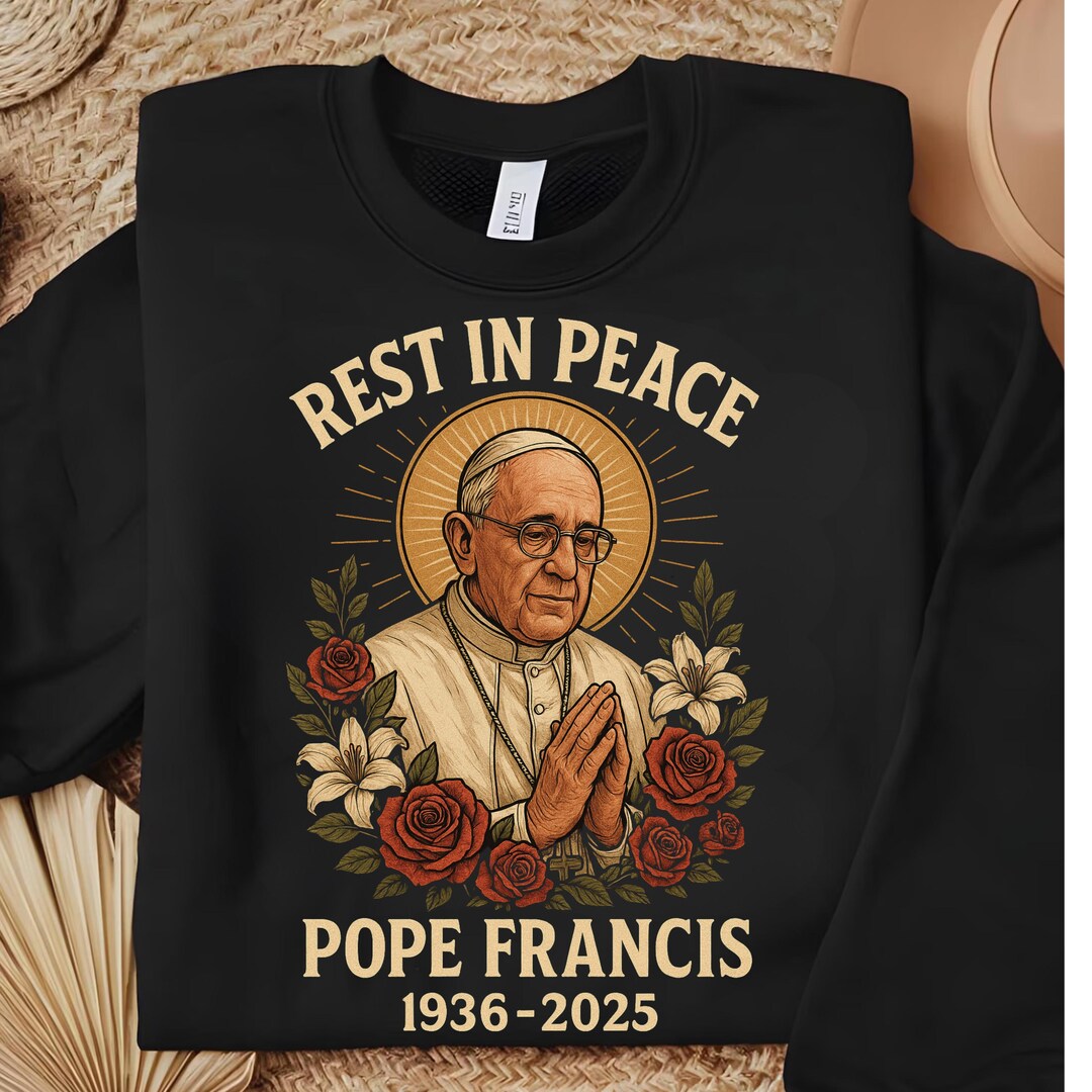RIP Pope Francis SVG, PNG - 1936-2025, Rest in Peace Pope Tribute ...