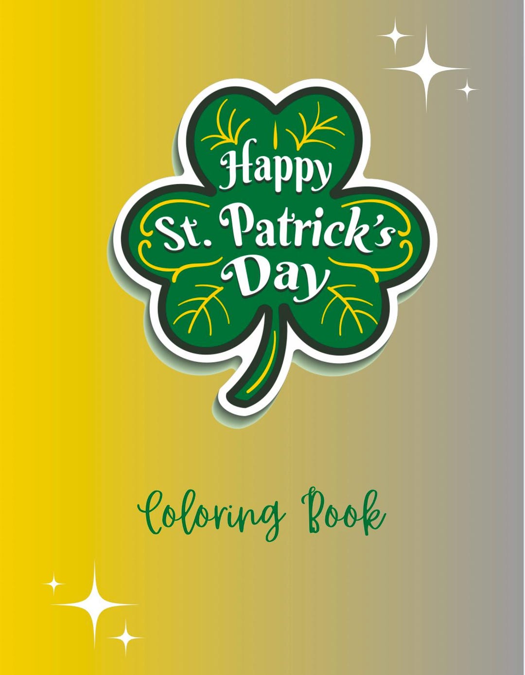 St Patricks Day Coloring Book - Etsy