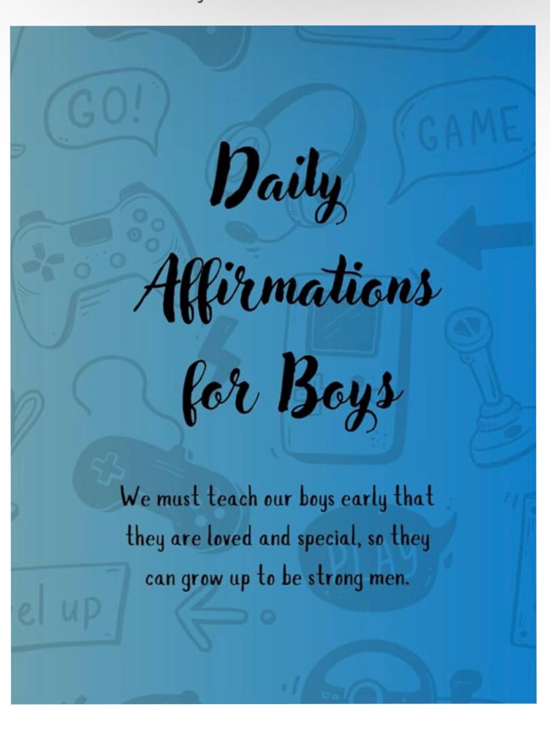Daily Affirmations for Boys - Etsy