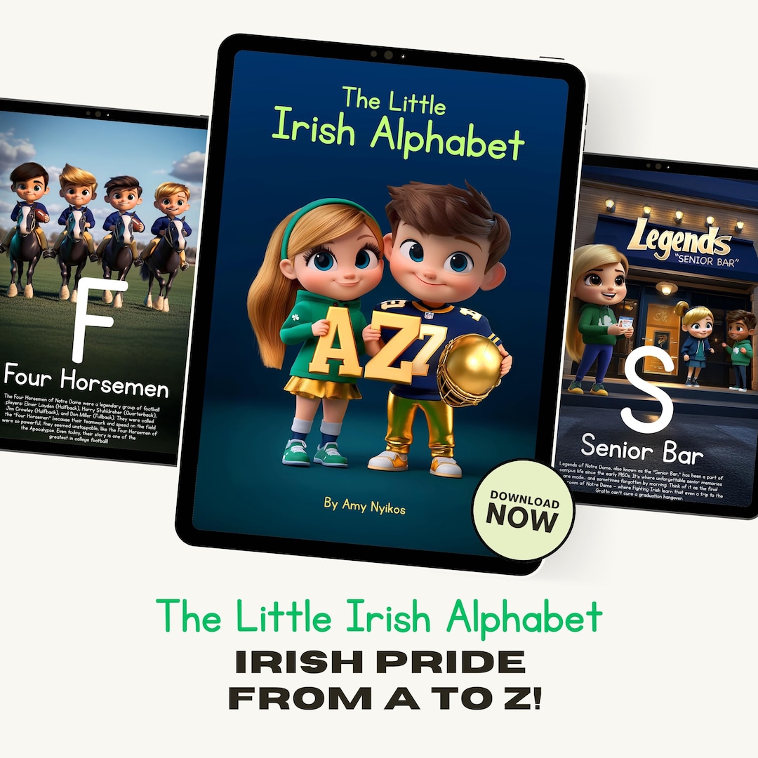 The Little Irish Alphabet | ABC Children's Book - Etsy