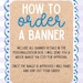 Hand Painted "silly Goose" Birthday Banner: Custom Party Decor - Etsy