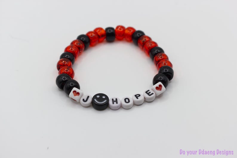 BTS J-hope, Hope on the Stage, Inspired Beaded Bracelet - Etsy