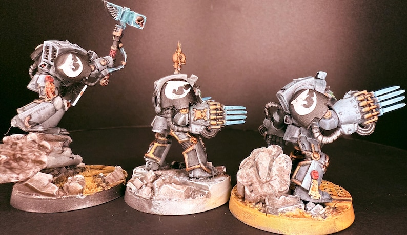 Carcharadon (raven Guard Successor) Terminator Assault Squad - Etsy