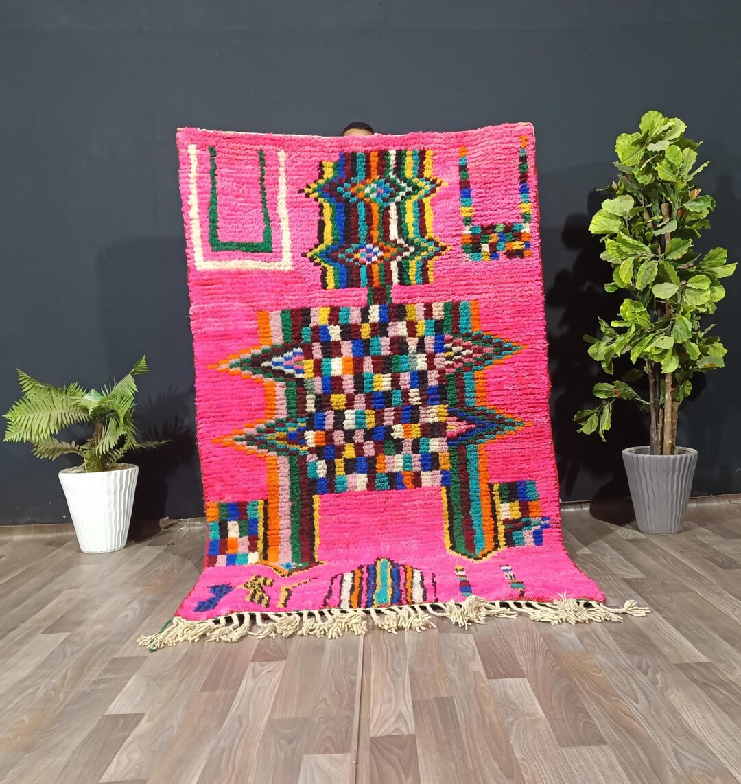 Colorful Moroccan Rug - Custom Area Rug - Handmade Rug - Custom ...