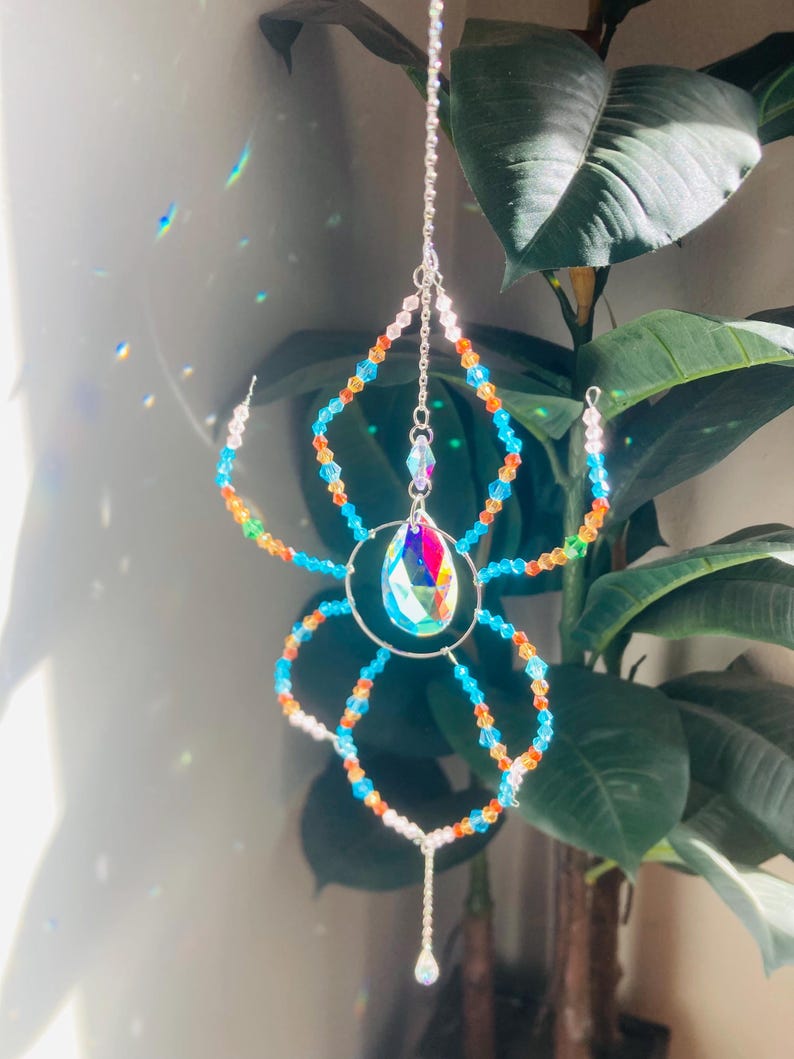 Spider Suncatcher - Etsy