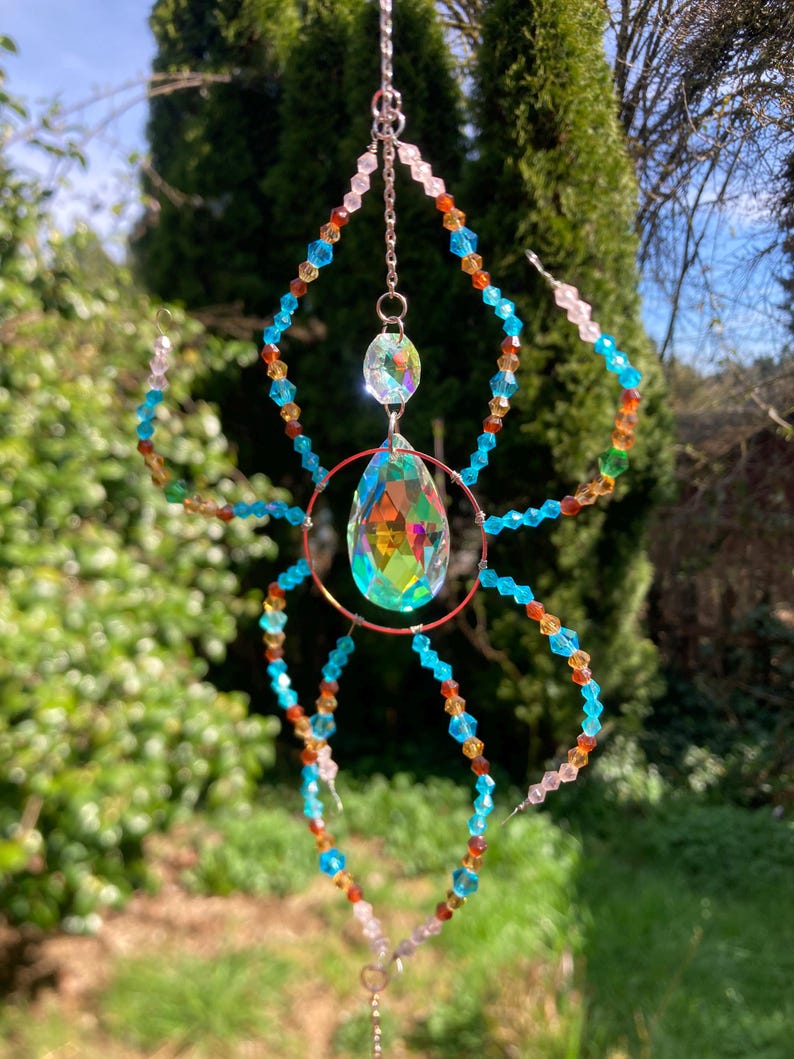 Spider Suncatcher - Etsy