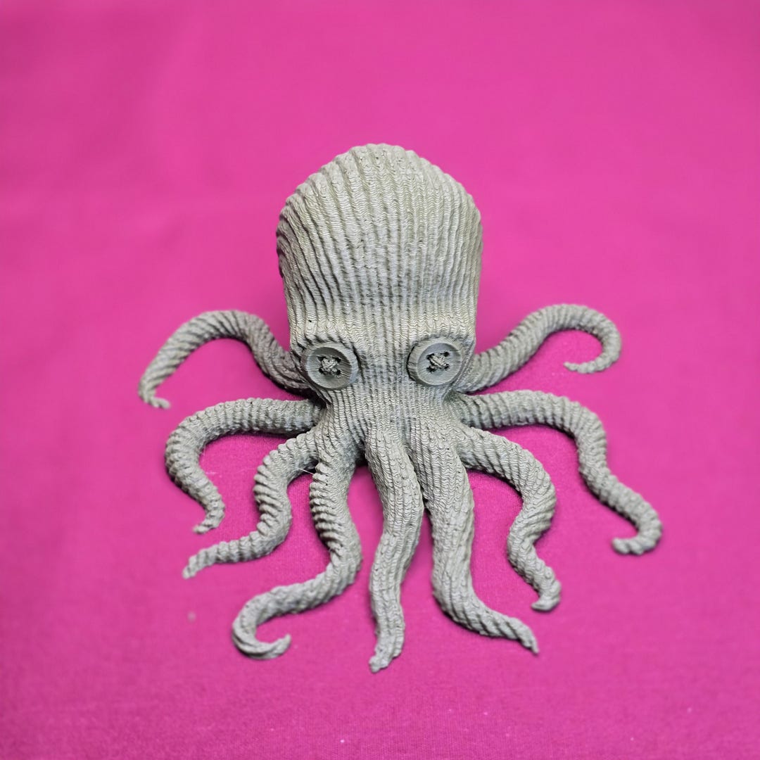 Cutethulhu the Stitchling | Creepy Cute Cthulhu Figurine | 3D Printed ...