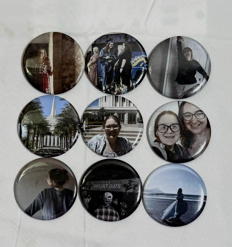 Custom Photo Keepsake | Personalized Picture Memorabilia (2.25-inch) - Etsy