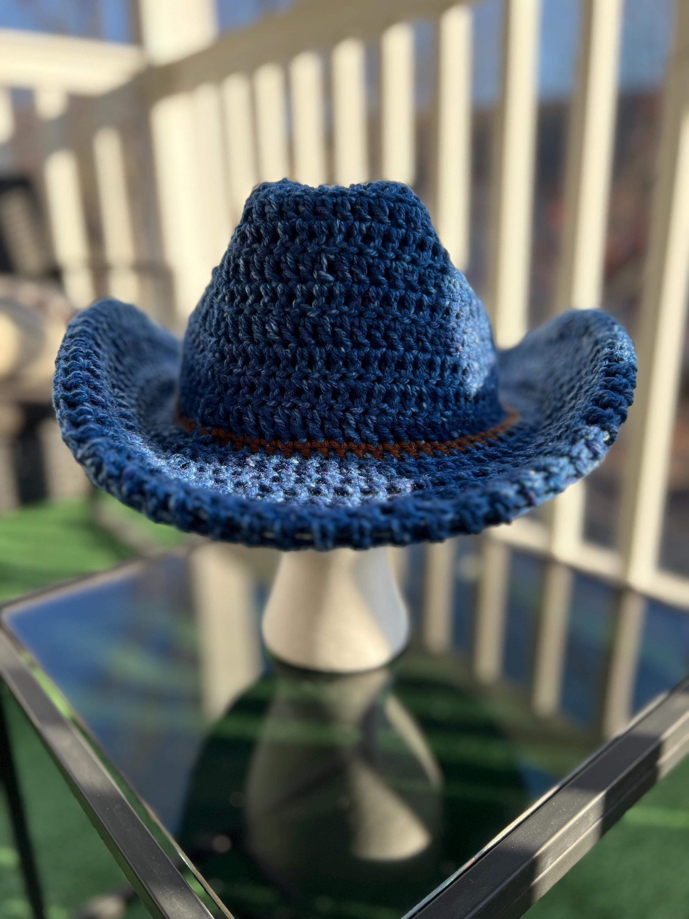 Cowboy Hat Cover: Crochet Pattern - Etsy