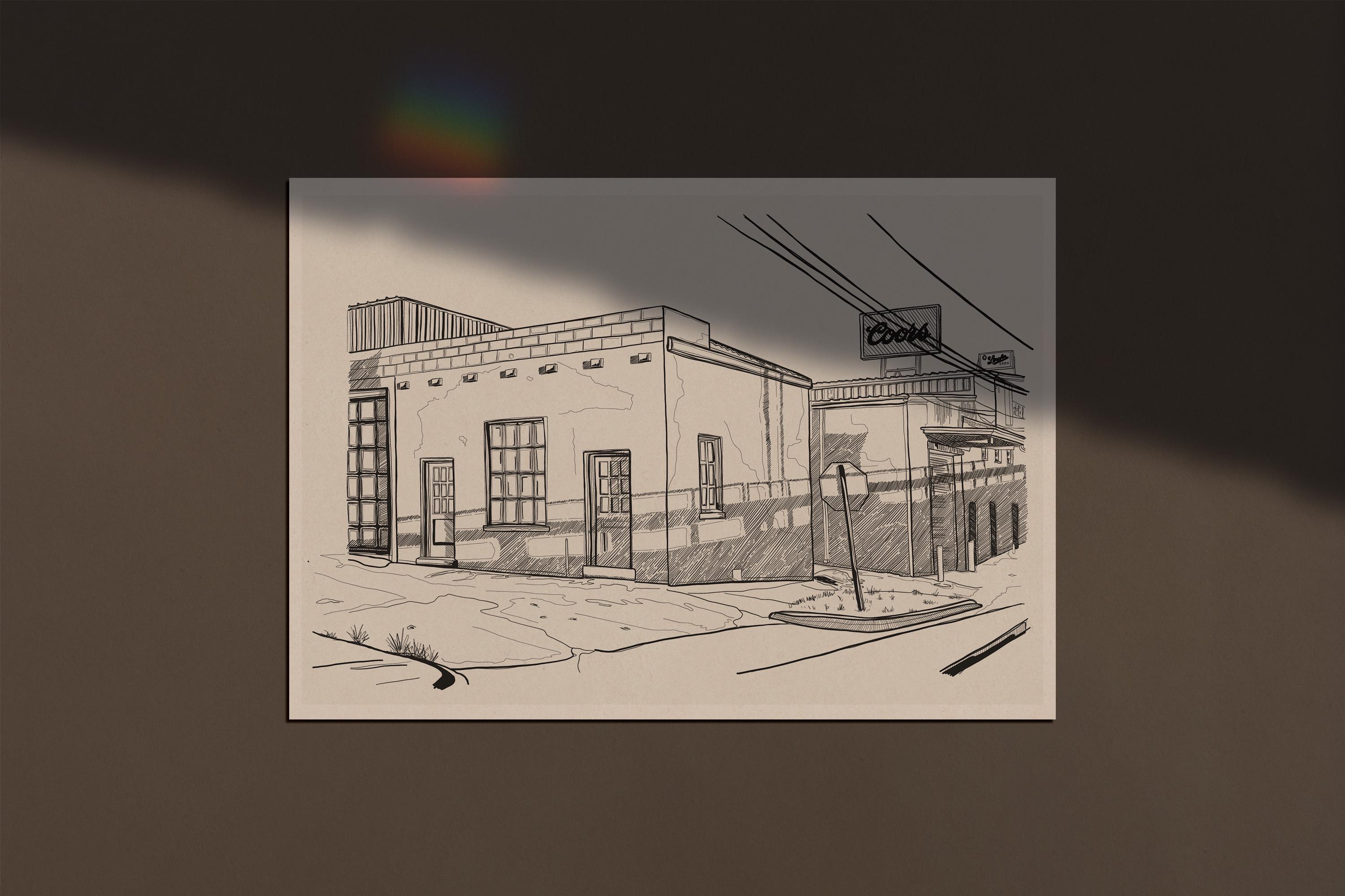 Coors Light Bottling Plant Drawing Print | Alabama Travel Architecture ...
