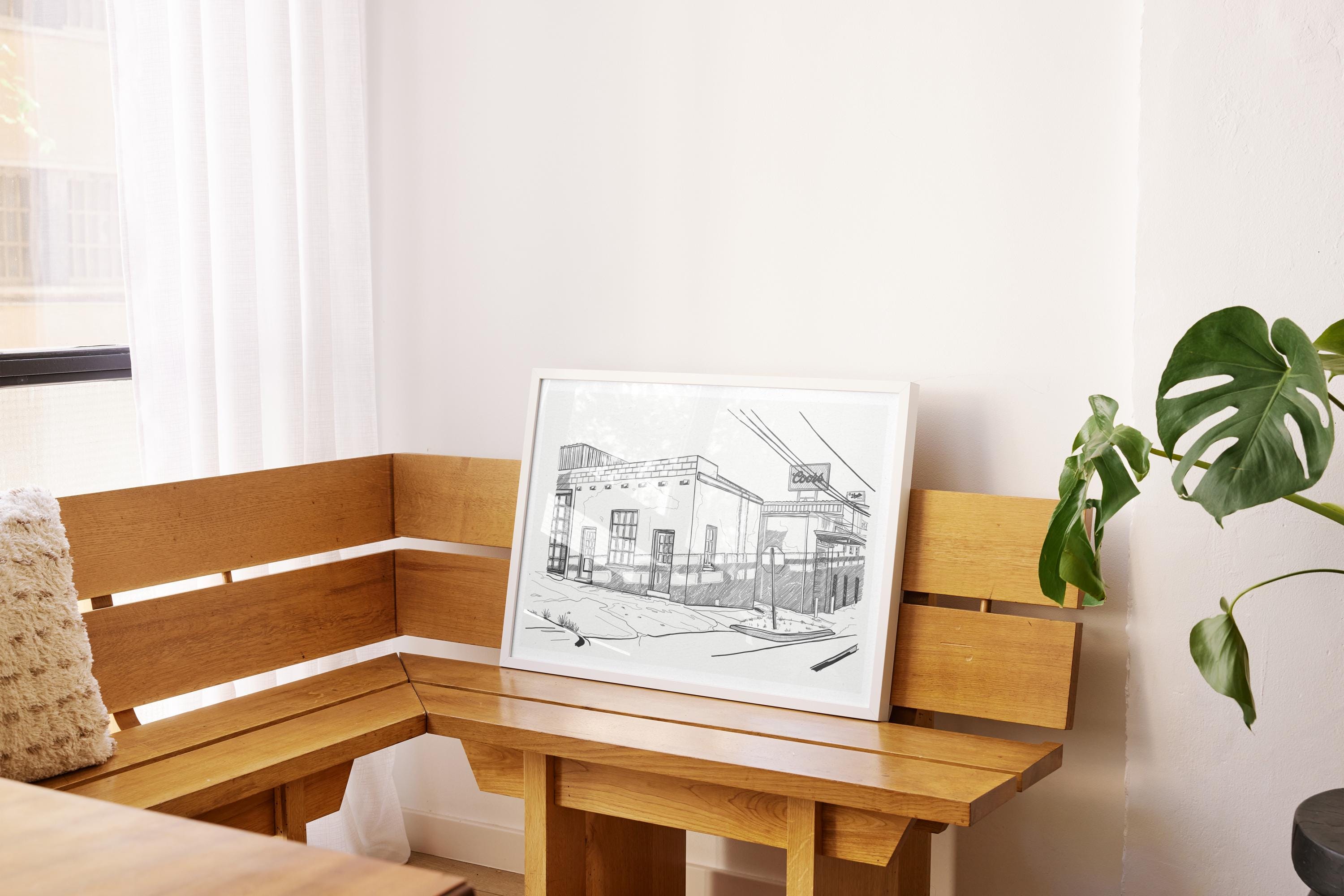 Coors Light Bottling Plant Drawing Print | Alabama Travel Architecture ...