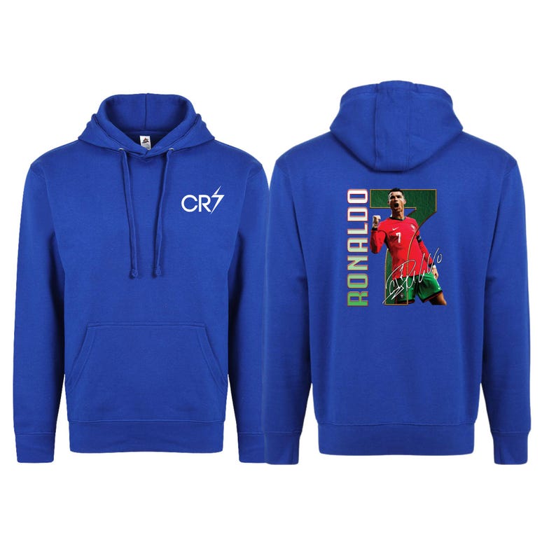 Ronaldo #7 Portugal Adult Unisex Pullover Hoodie – CR7 Soccer Fan ...
