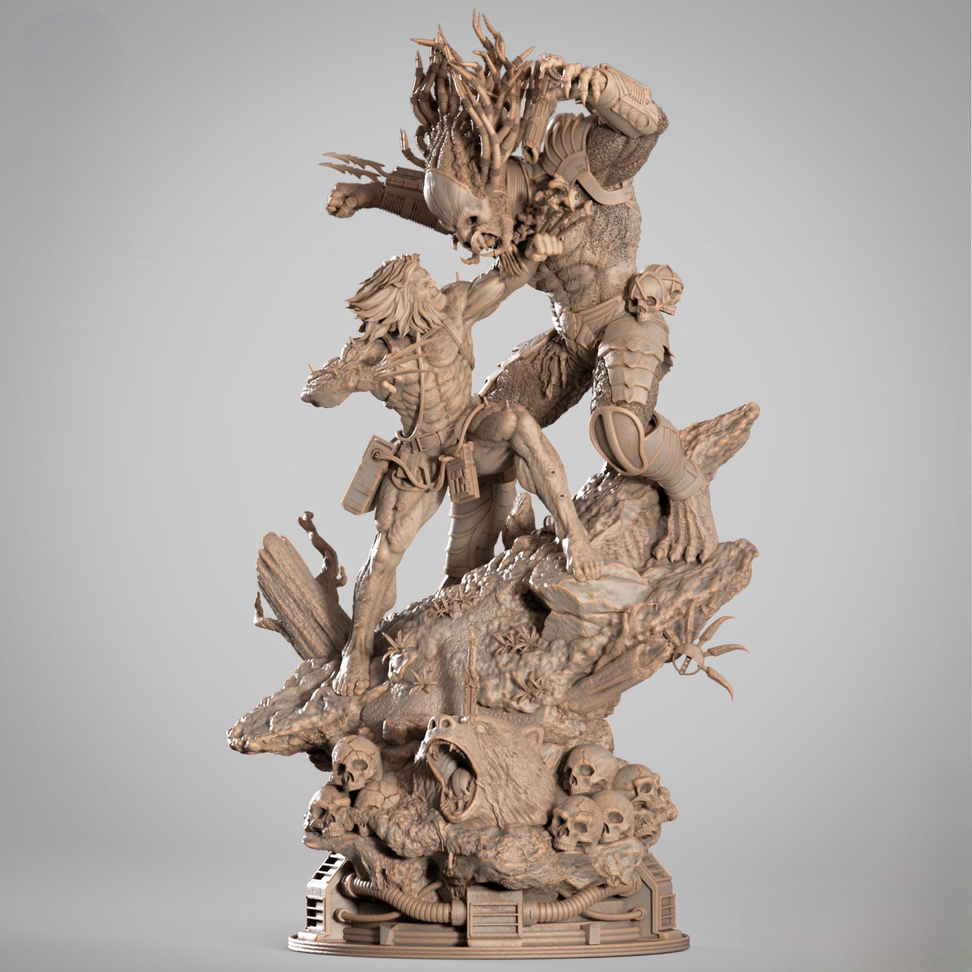 Free STL - Super Hero STL File 3D Print Model | High-quality Statue ...