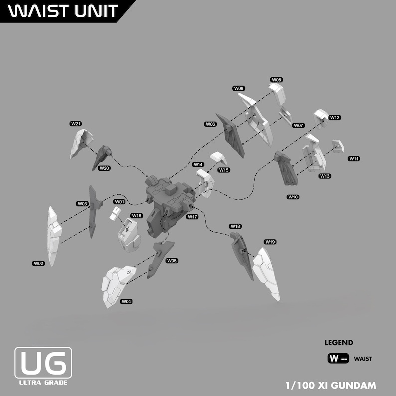 XI Gundam STL File - Gundam Rx-105 STL High Quality 3D Printable Model ...