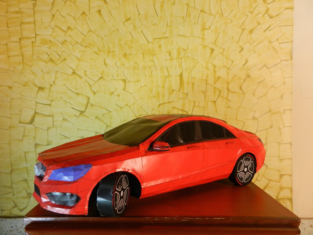 Mercedes Cla Amg 3d Papercraft, Instantly Download Pdf, Home Decor, Low ...
