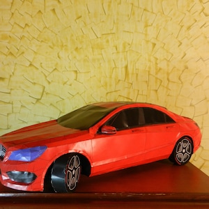 Mercedes Cla Amg 3d Papercraft, Instantly Download Pdf, Home Decor, Low ...