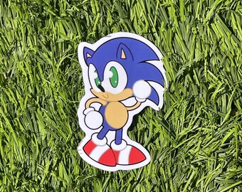 Chibi Sonic the Hedgehog Sticker - Etsy
