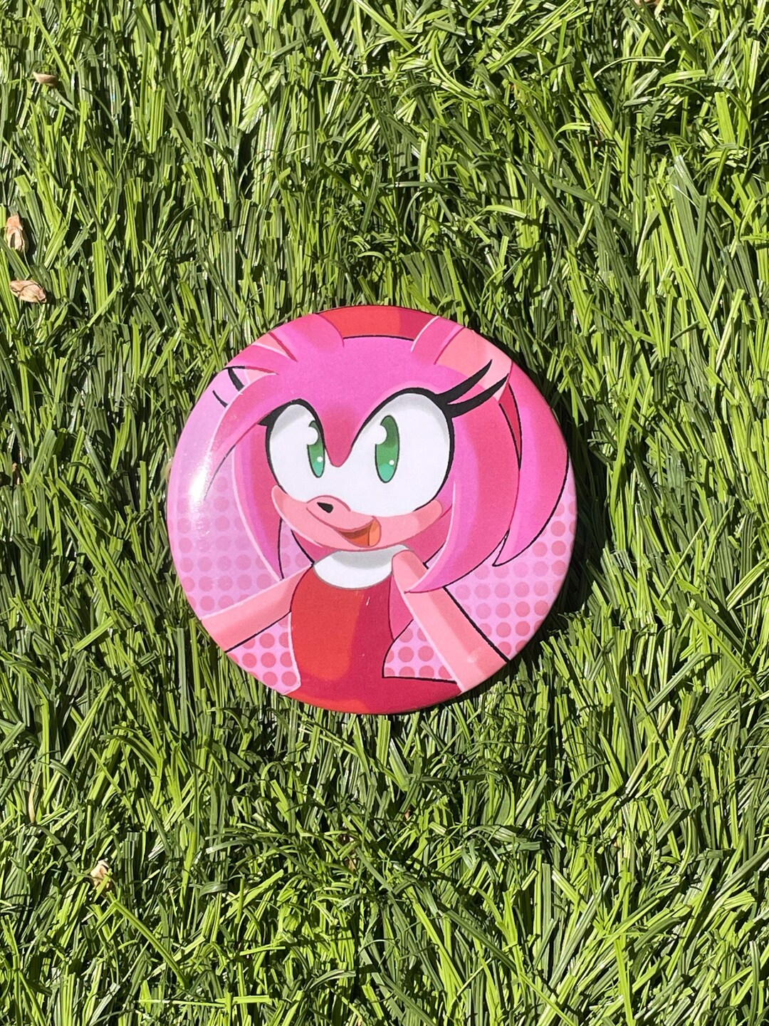 Sonic the Hedgehog Amy Rose Button - Etsy