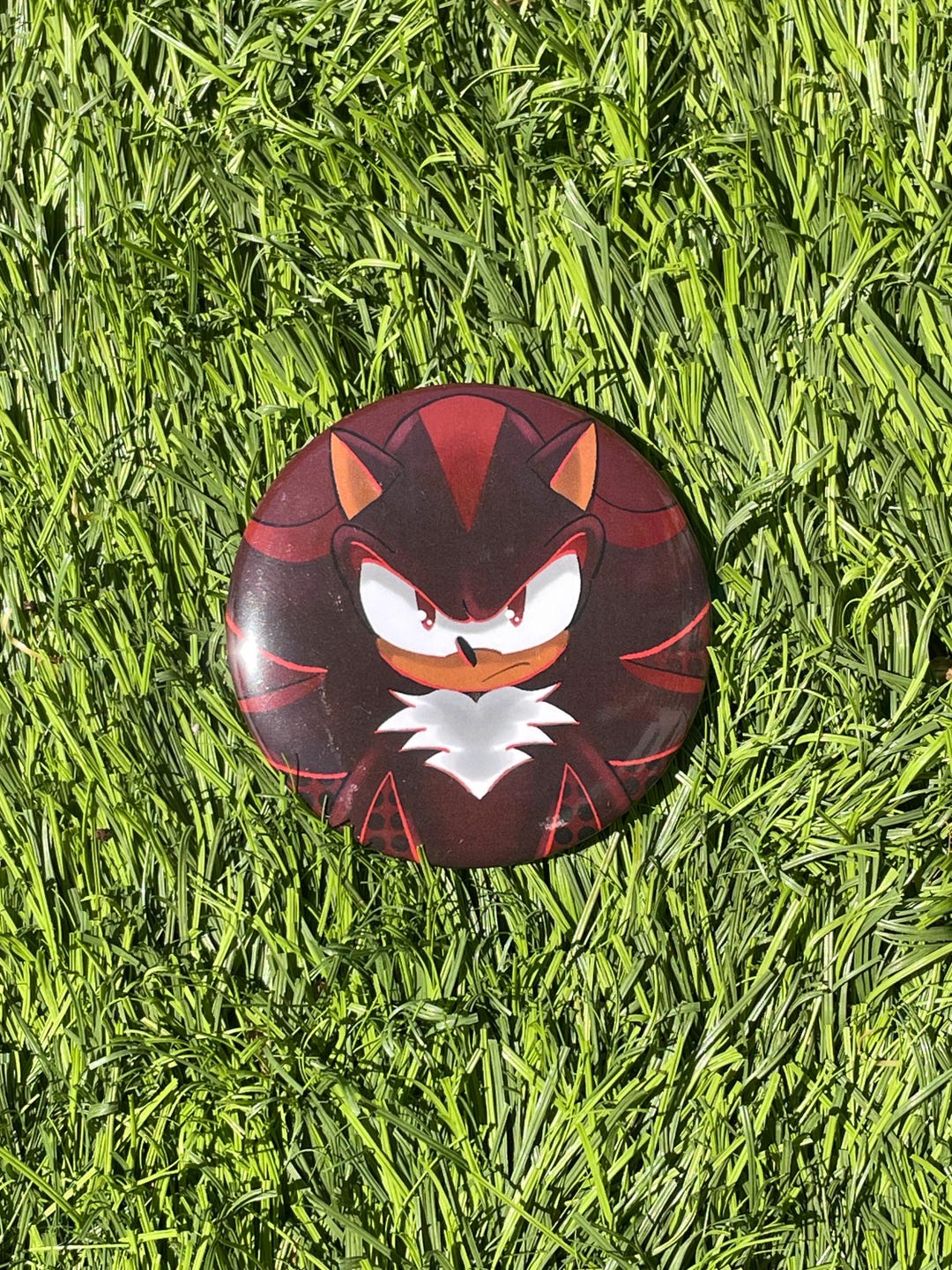 Sonic the Hedgehog Shadow Button - Etsy