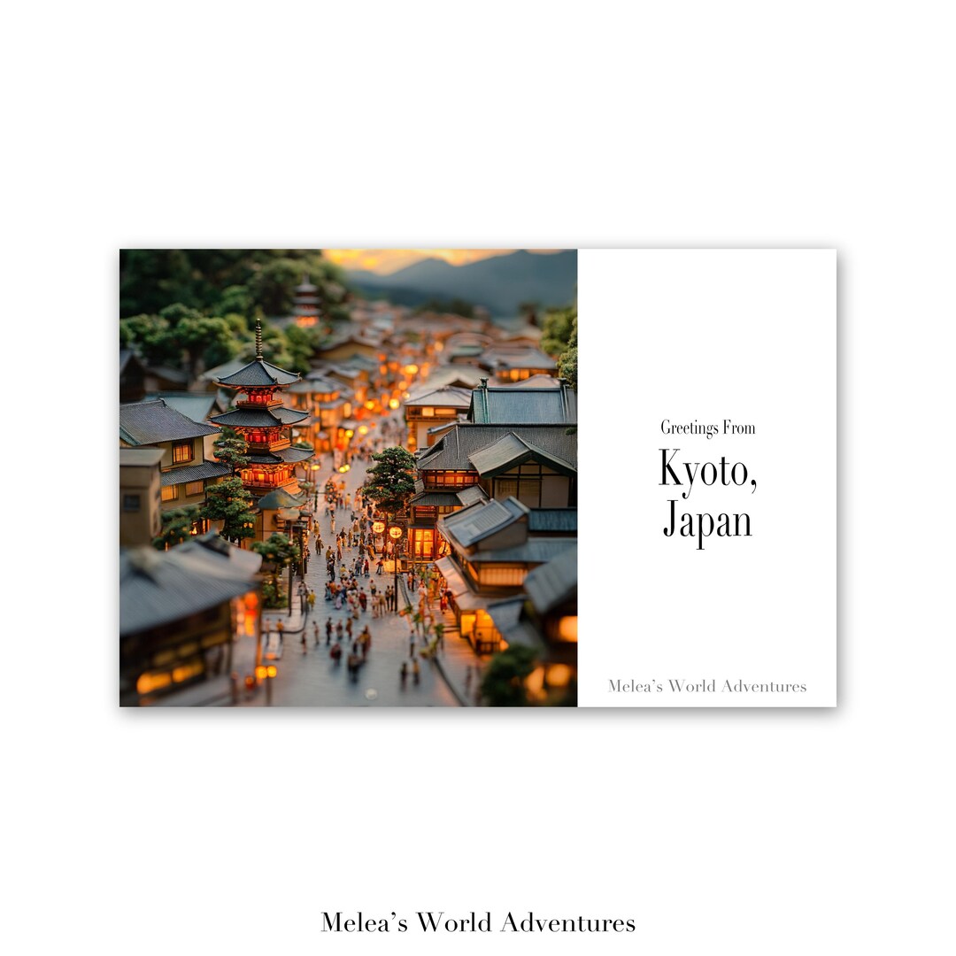 Digital Kyoto Japan Postcard, Travel Asia World Travel Photography ...