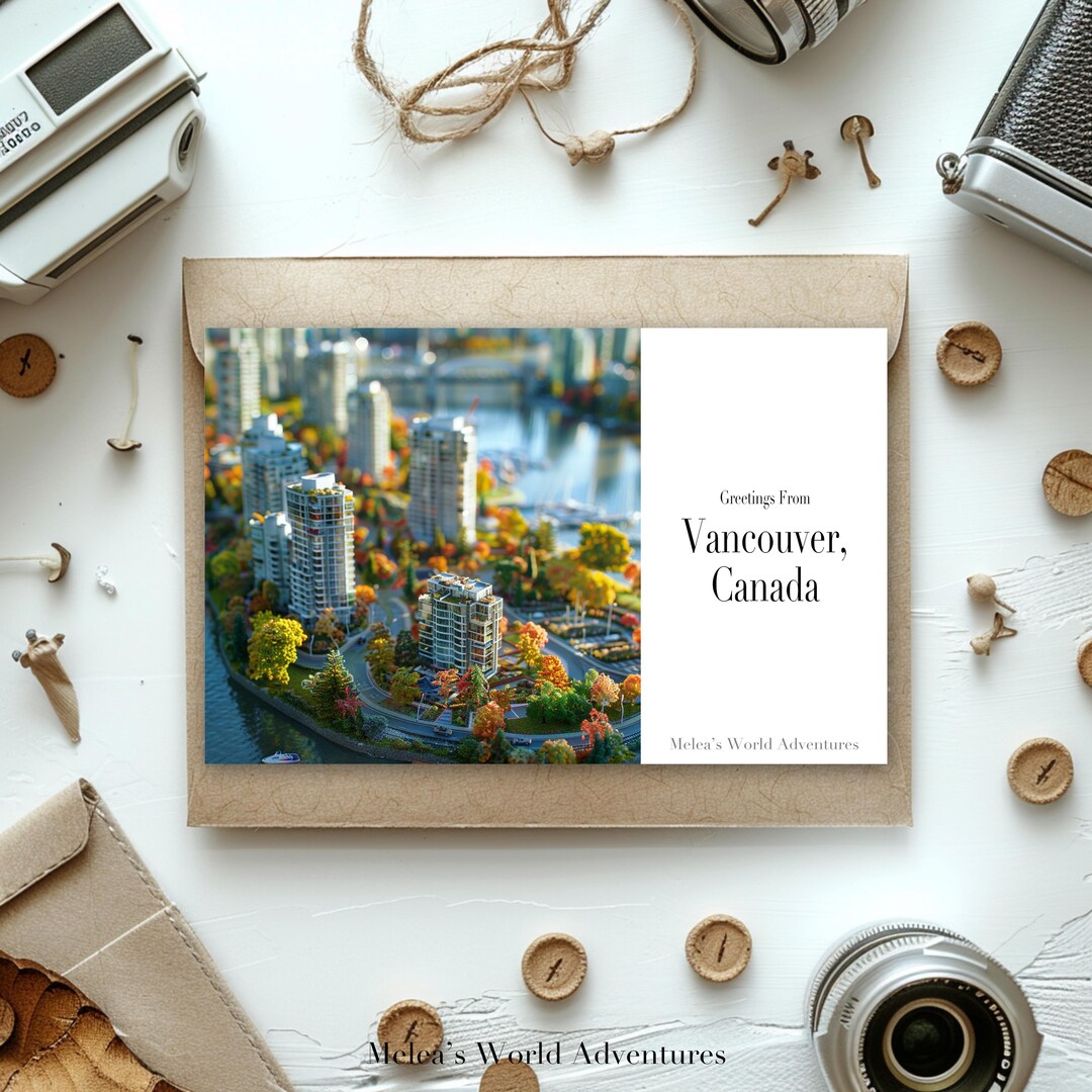 Digital Vancouver Canada Postcard World Travel North America Travel ...