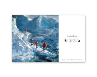 WT World Travel Antarctica Postcard - Etsy