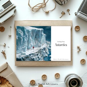 Digital Antarctica Postcard World Travel Photography Greetings From ...