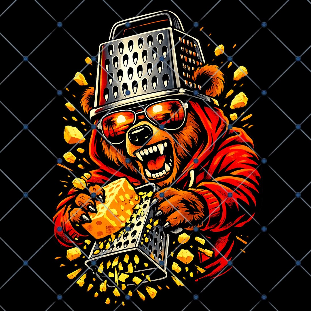 Angry Chicago Bears Grater Hat PNG | Funny Football Fan Clipart - Etsy