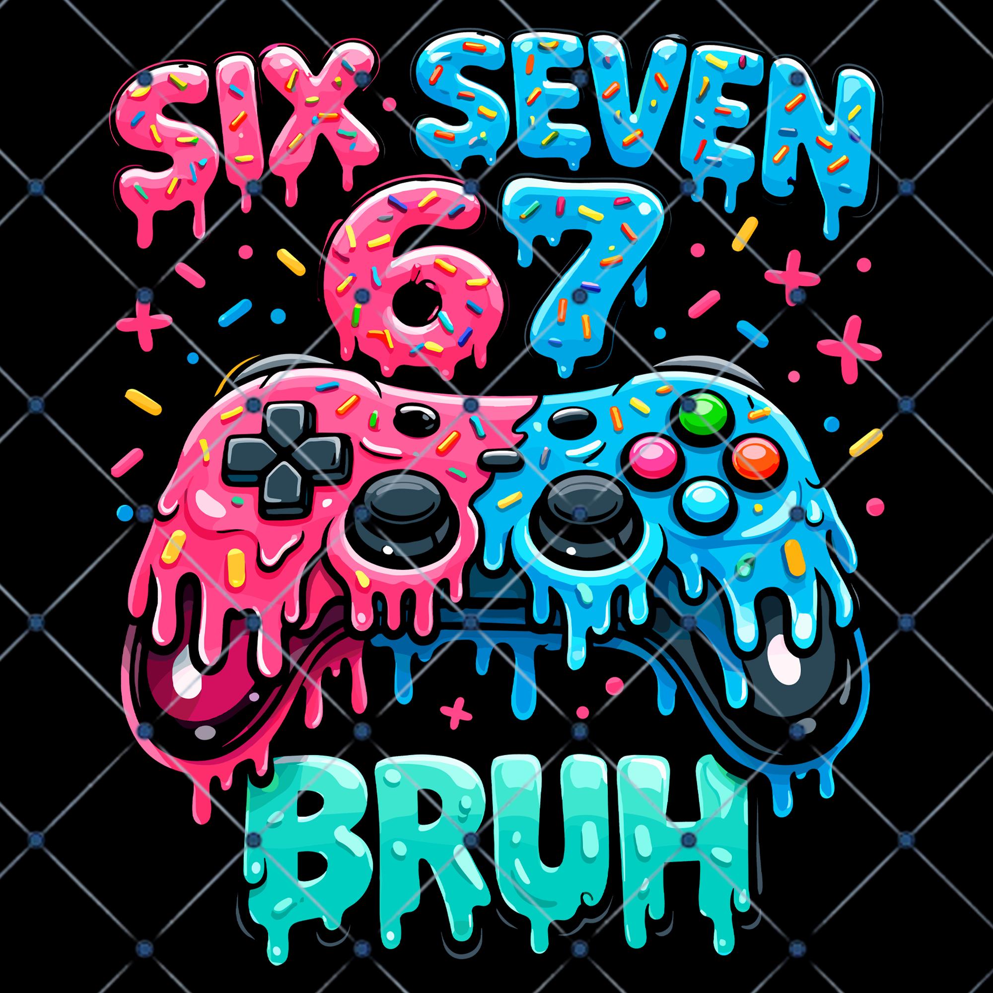 67 Bruh Gamer PNG – Ice Cream Drip Design (digital Download) - Etsy