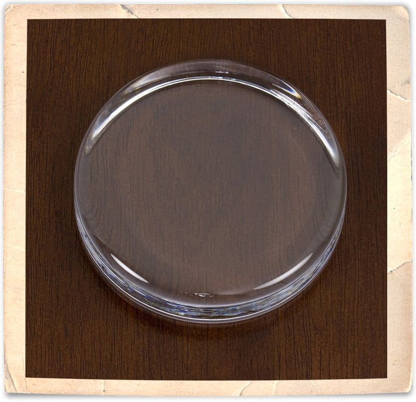 Large Round Paperweight Frame Glass Paperweights Designed to - Etsy