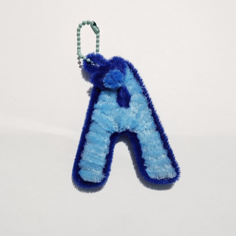 Pipe Cleaner Keychain - Etsy