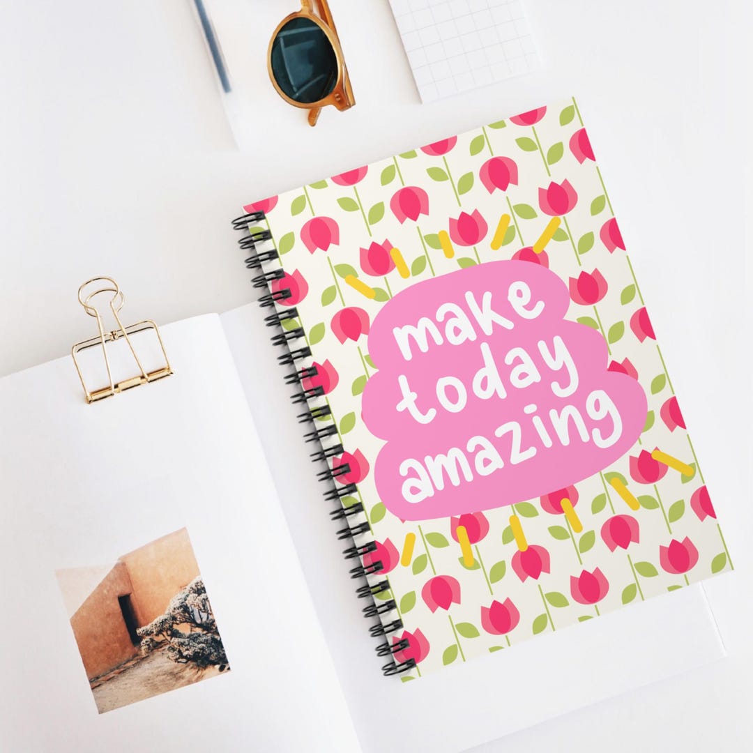 Floral Inspirational Notebook - Perfect for Journaling, Gift for ...