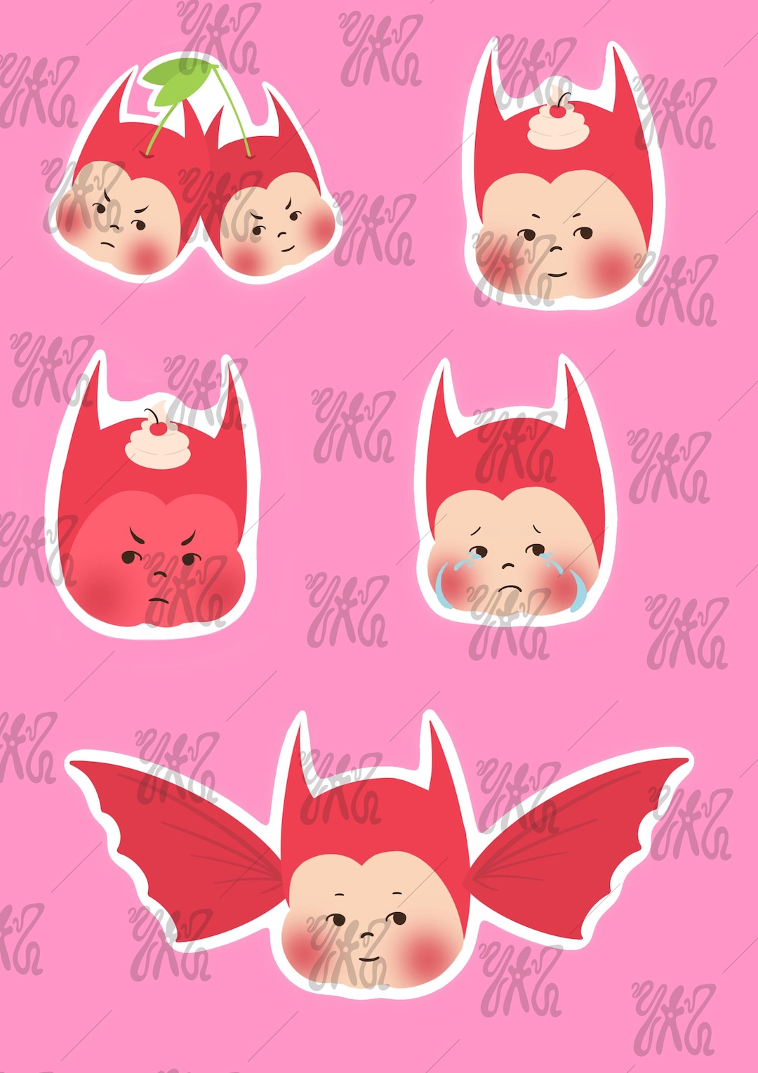 Cute Baby Devil Printable Stickers Png, Inspirational Sticker Png ...