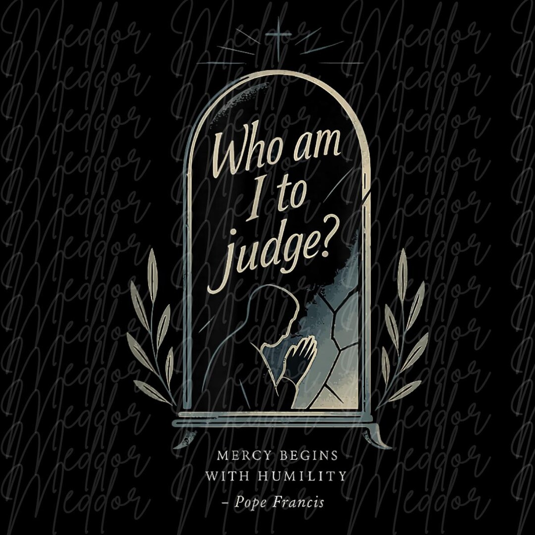 Who Am I to Judge Svg Png, Inspirational Quote Svg, Non-judgmental ...