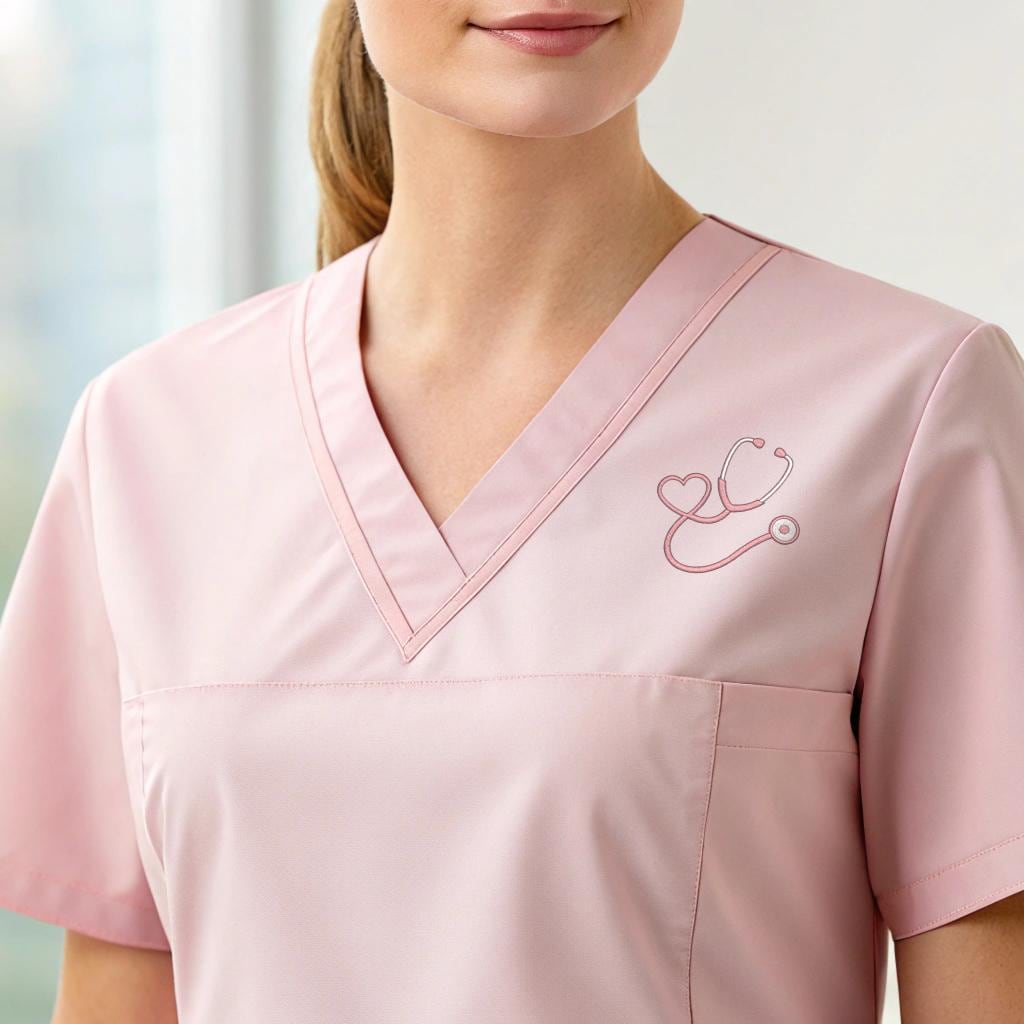 Heartbeat Stethoscope Embroidery Design, 4 Sizes, Digital Download ...