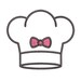Chef Hat With Bow Embroidery Design: Kitchen Motif (instant Download ...