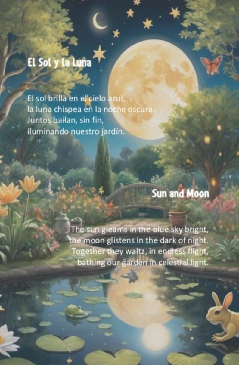 20 Poems for Children in Spanish Language - English to Spanish ...