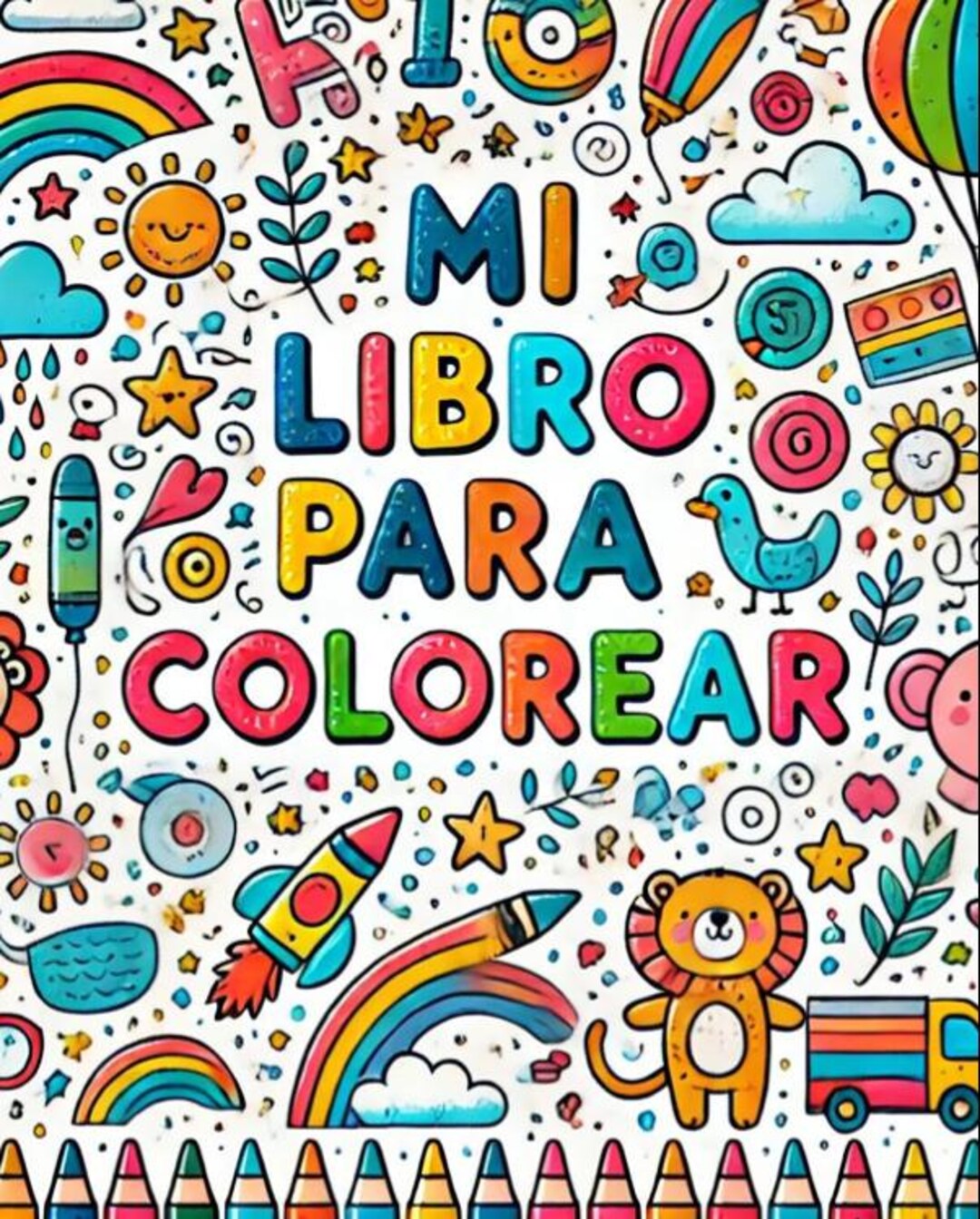 Colouring Book for Children in Spanish. Learn to Count in Spanish for ...