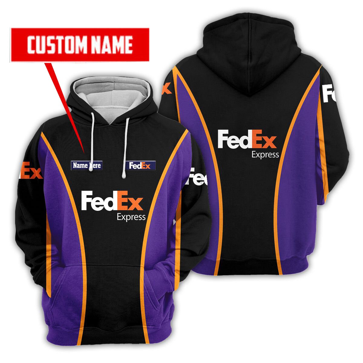 Fedex Express Hoodie 3d